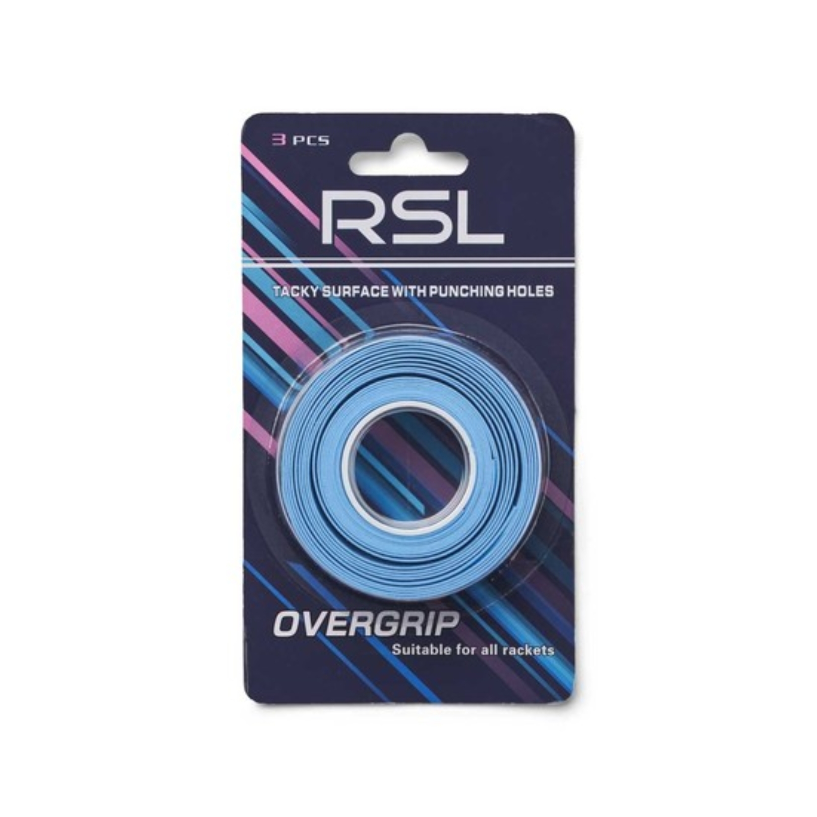 RSL Performance Overgrip 3-Pack Blue - Badmintonshoppen