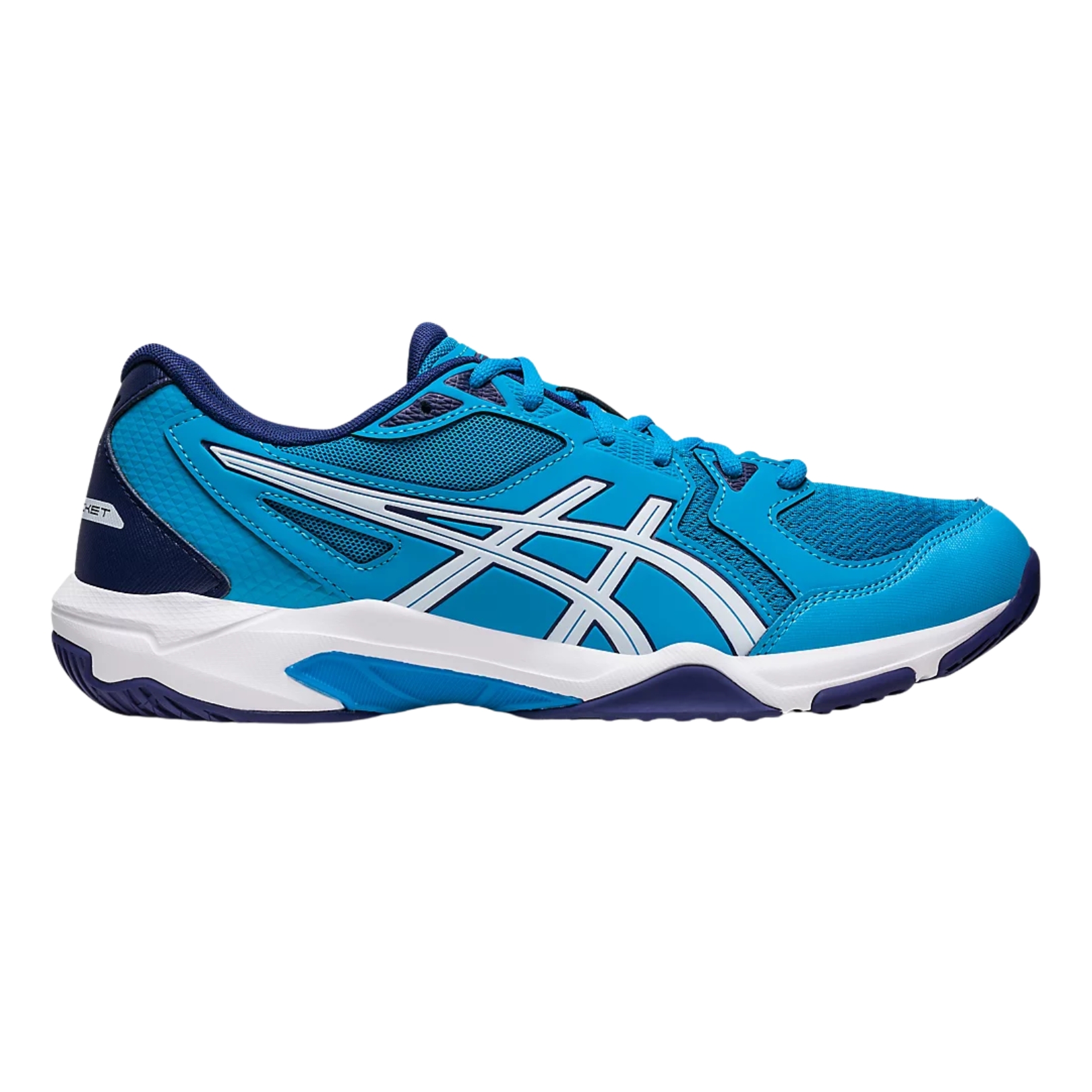 Asics Gel-Rocket 10 Island Blue/White - Badmintonshoppen