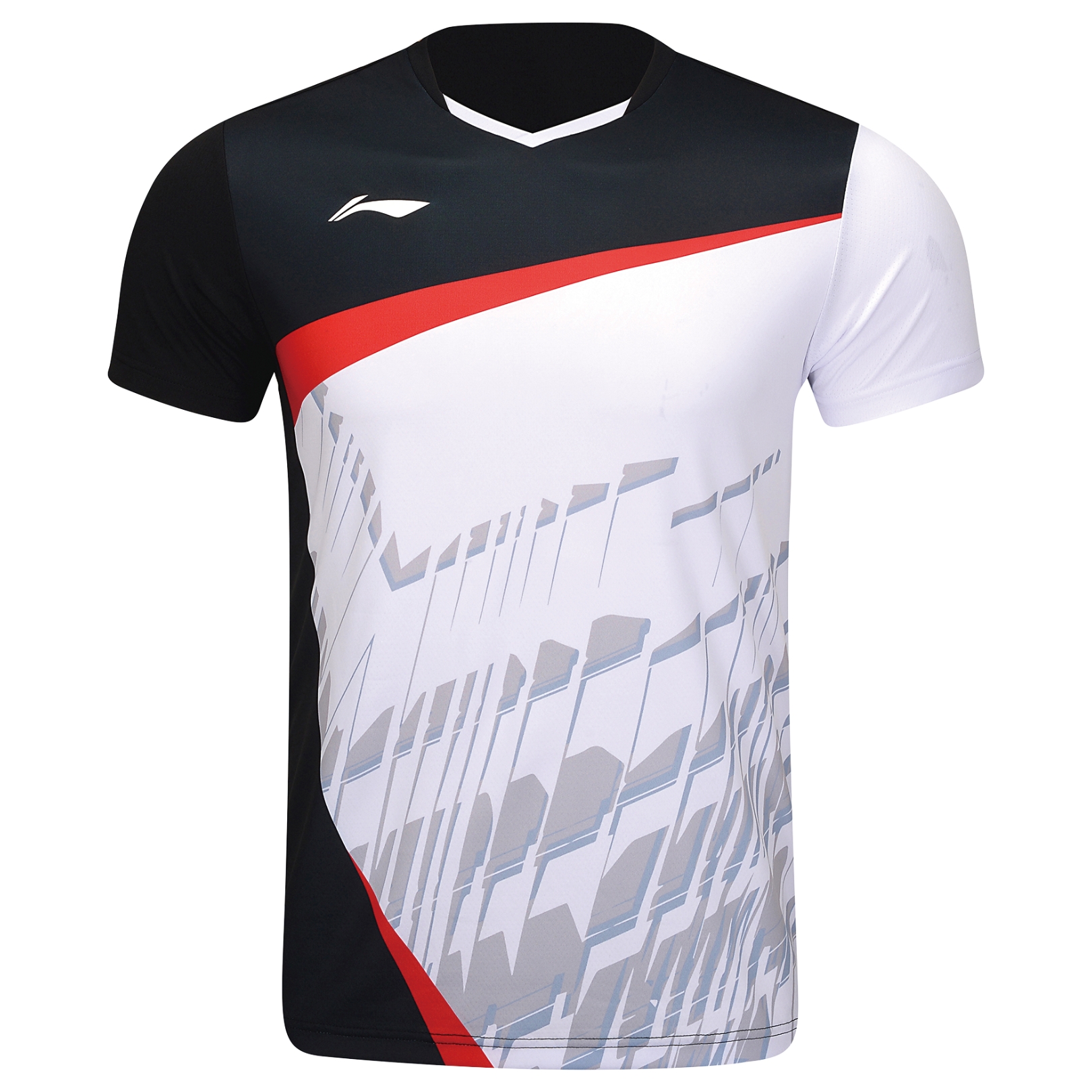 Li-Ning AAYU147-1 Water T-shirt White | Badminton t-shirt → Li-Ning → ...