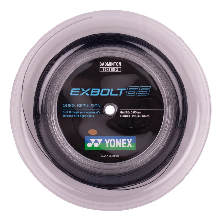 Yonex Exbolt 65 Black 200m | Badmintonsträng → Bra pris