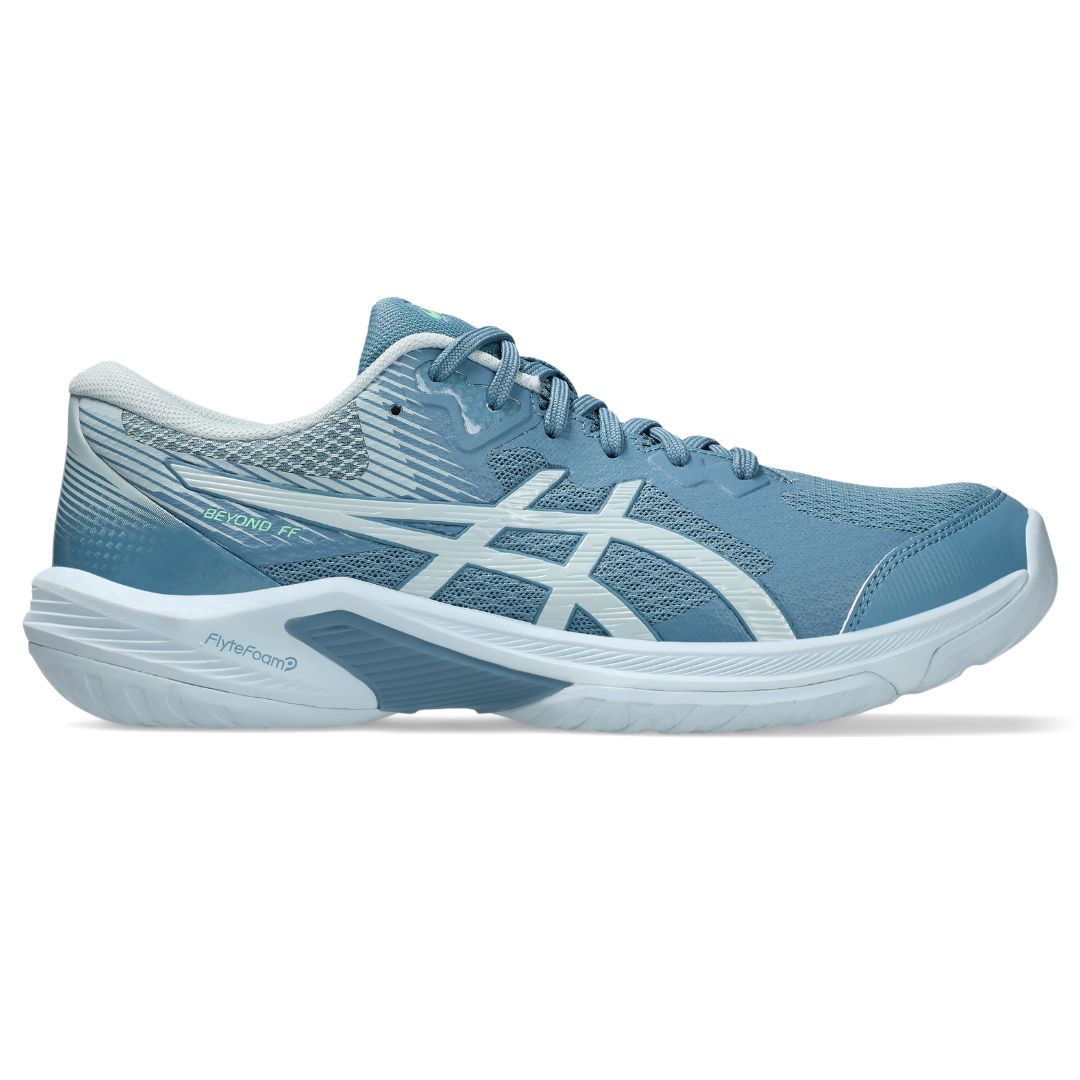 Asics Beyond FF Saba Blue/Cool Grey | Badmintonskor